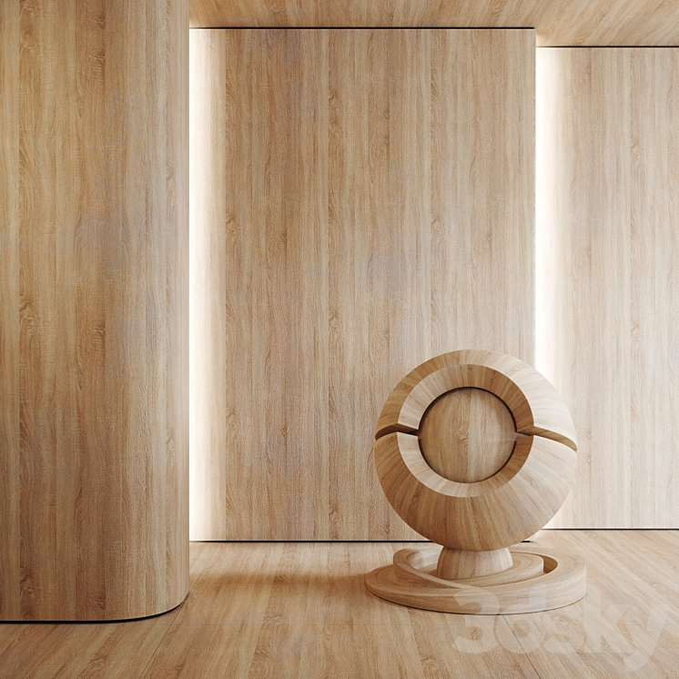 Material wood Egger H1145 ST10 Natural Bardolino Oak - Wood - 3D model