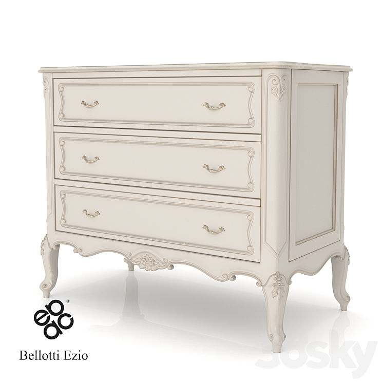 (OM) Bellotti Ezio 3362 - Sideboard & Chest of drawer - 3D model