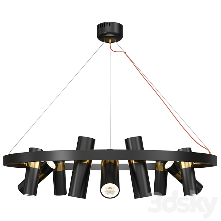 SPOOR L3 - Pendant light - 3D model