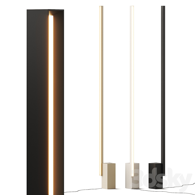 Vibia Offset Floor Lamp - Floor lamp - 3D model