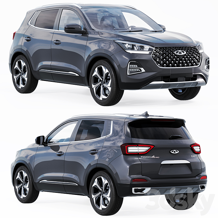 Chery Tiggo 4 Pro - Transport - 3D model
