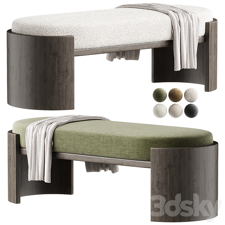 Hug Bench - Parla - Other soft seating - 3D model