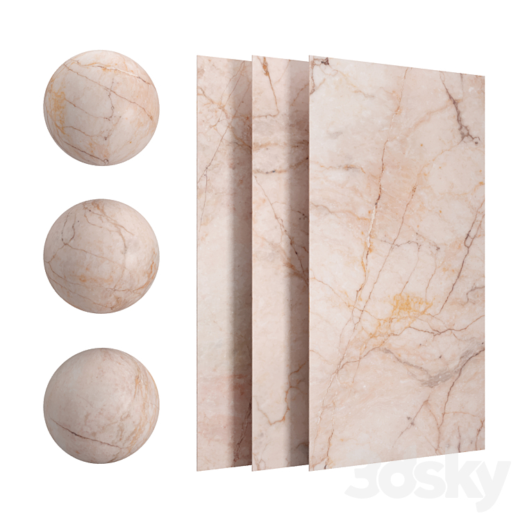 Crystal Juliet Marble - Stone - 3D model