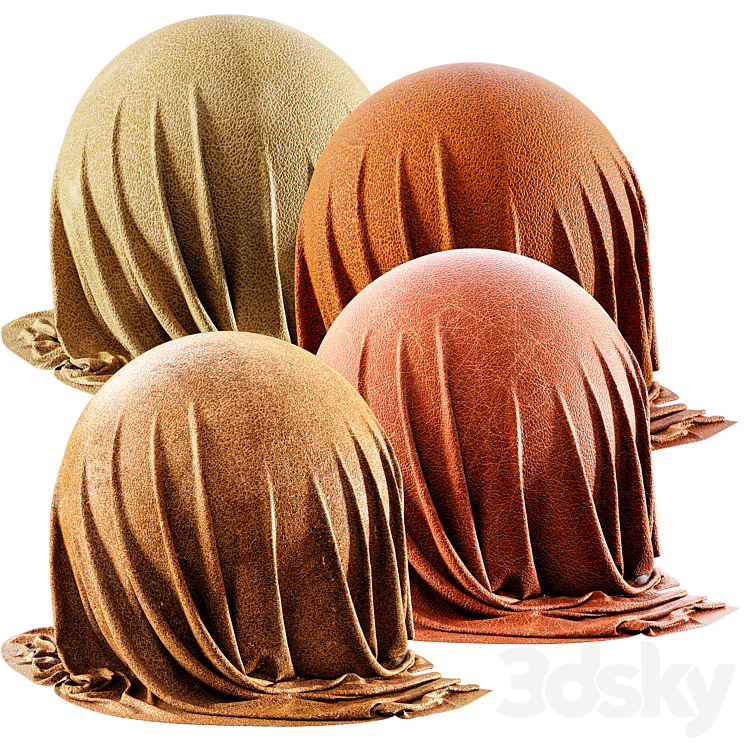 Leather Fabric vol.01 - Leather - 3D model