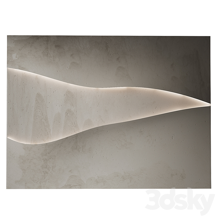 Abstract composition. Relief wall Plateau 1 - Other decorative objects ...