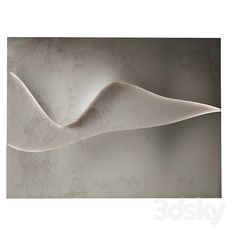 Abstract composition Relief wall Plateau 2 - Other decorative objects ...