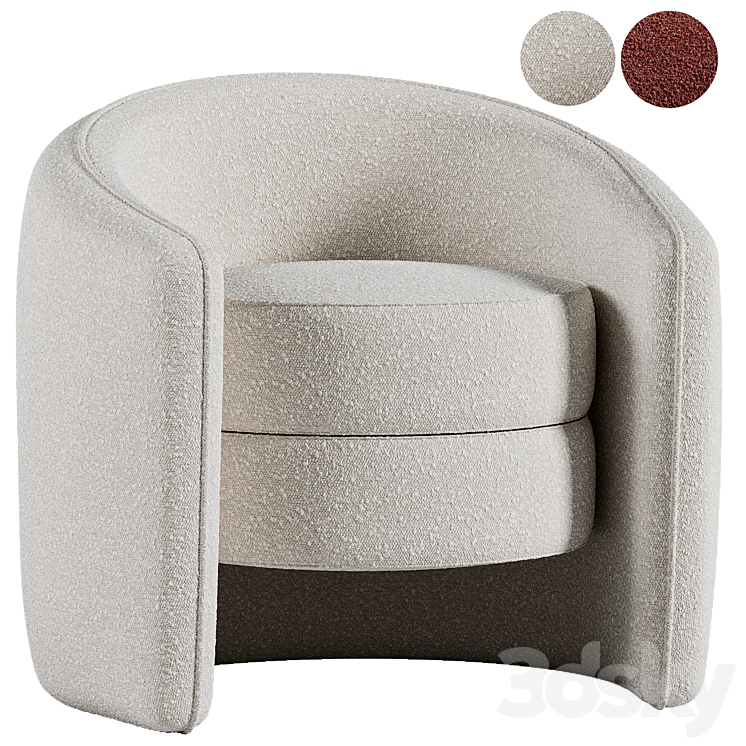 Isabella Accent Chair - Arm chair - 3D model