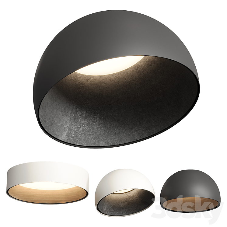 Vibia Duo / Duo Petra - Ceiling lamp - 3D model