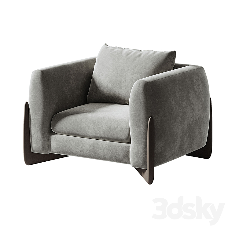 Softbay Porada chair - Arm chair - 3D model