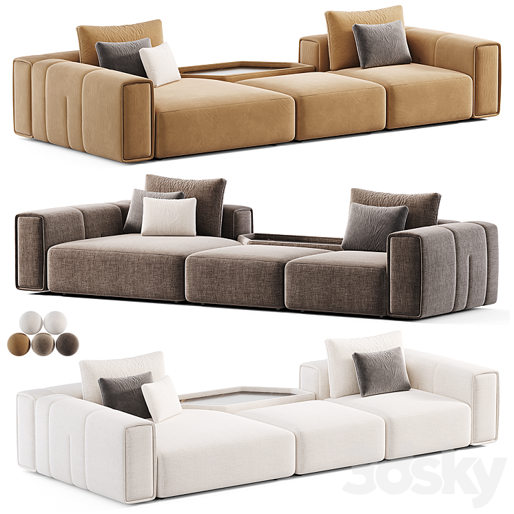KARPHI By Giorgetti - Sofa - 3D model