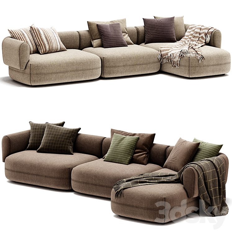 ARP Sectional Sofa By Linteloo - Sofa - 3D model