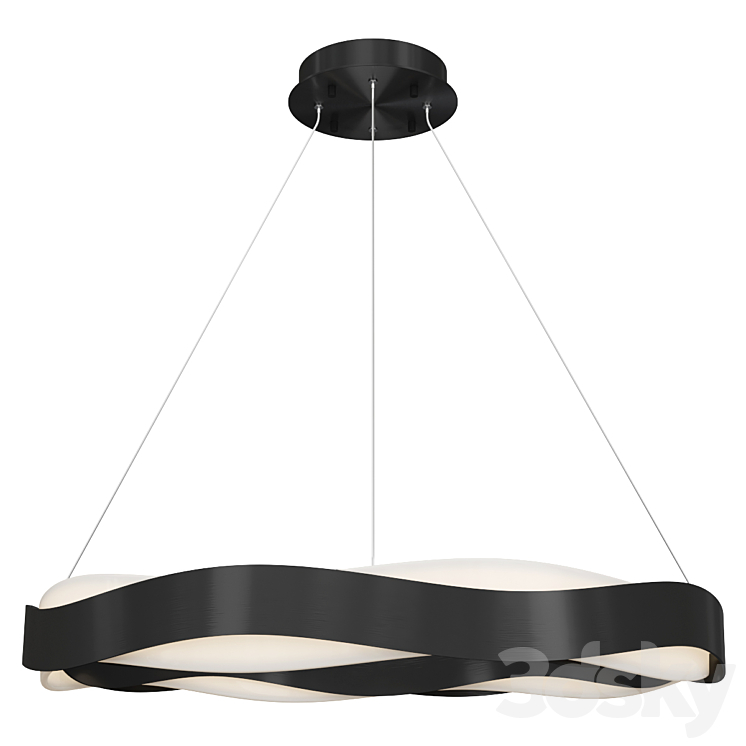 Malika Black - Pendant light - 3D model