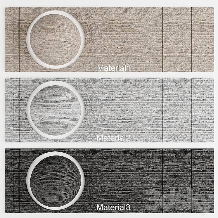 Stone Wall Material - Stone - 3D model