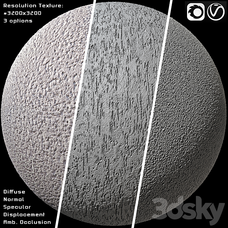 Relief figured ribbed decorative facing concrete plaster Reckli - Stone ...