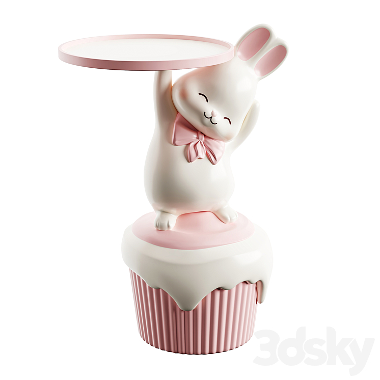 Table Rabbit - Table + Chair - 3D model