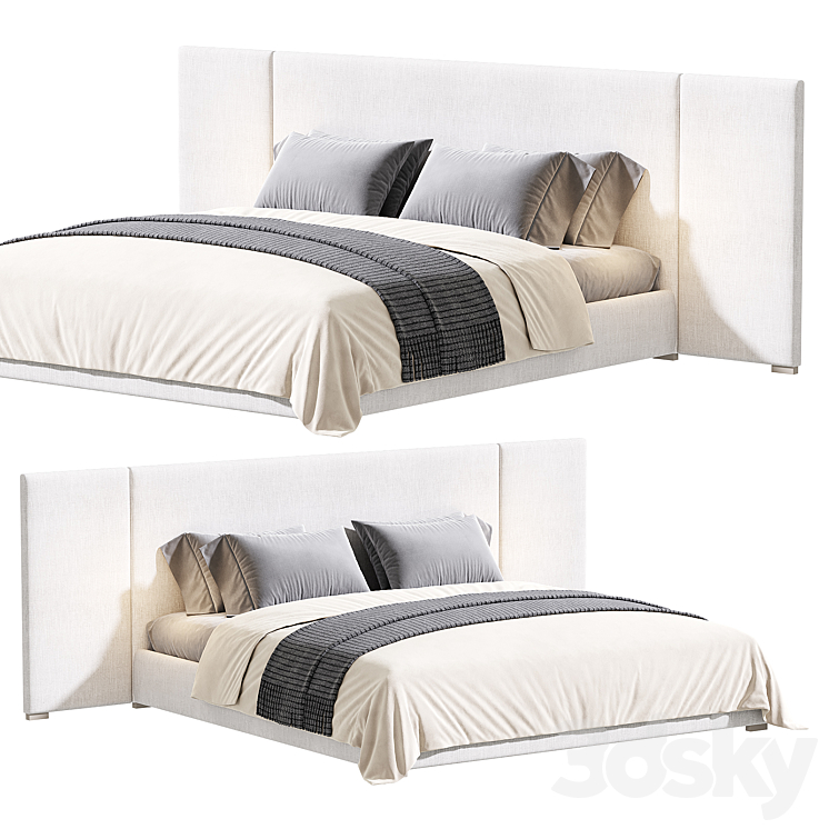 THE EXTENDED MOMO BED - Bed - 3D model