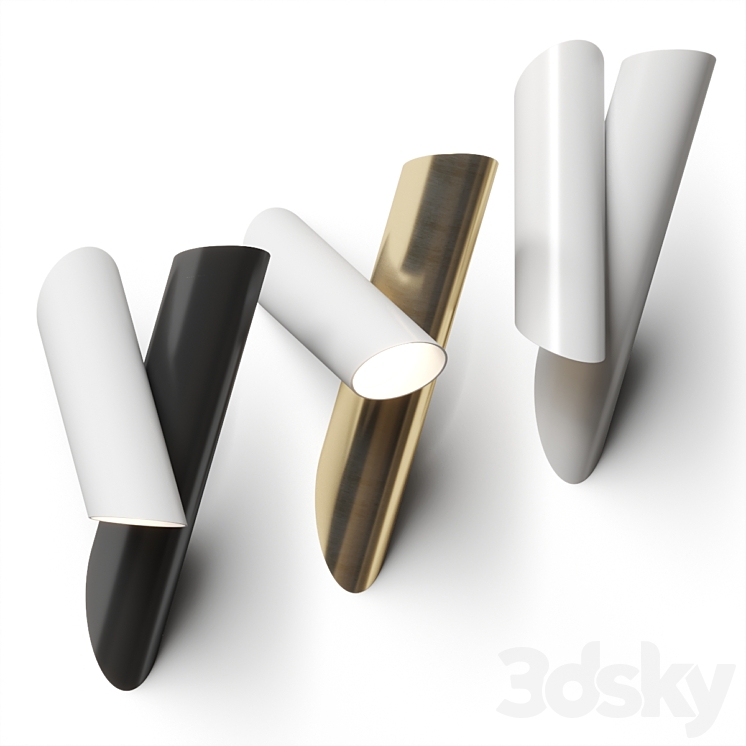 Nemo Lighting - Tubes - Wall light - 3D model