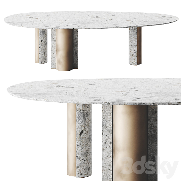 Paolo Castelli NUCLEO Dining Table - Table - 3D model