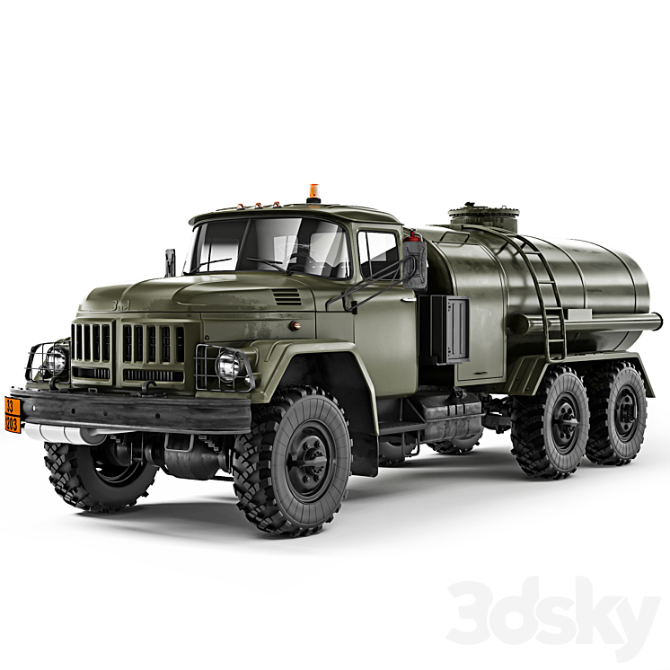 ZIL 131 ATZ-4 1975 - Ground Transport - 3D model