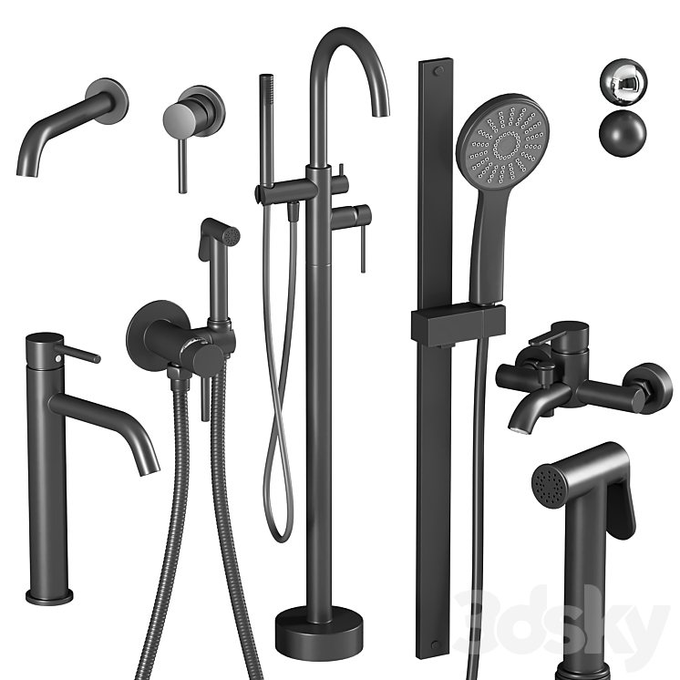 Faucets and shower STWORKI - Faucet - 3D model