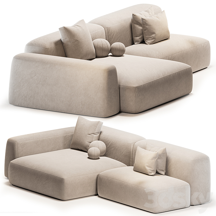Sky Sofa Modular Sofa By Tamamm - Sofa - 3D model