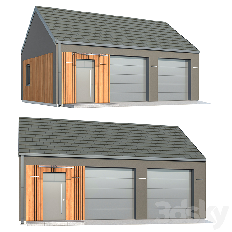 Garage Building 03 - Building - 3D model