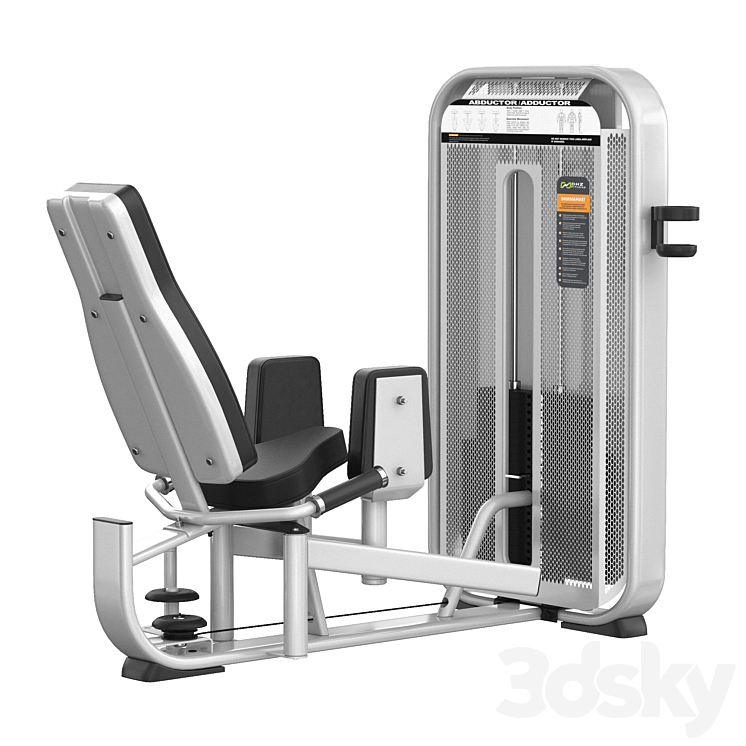 Exercise machine DHZ Fitness E7021 DUAL ABDUCTOR - Sports - 3D model