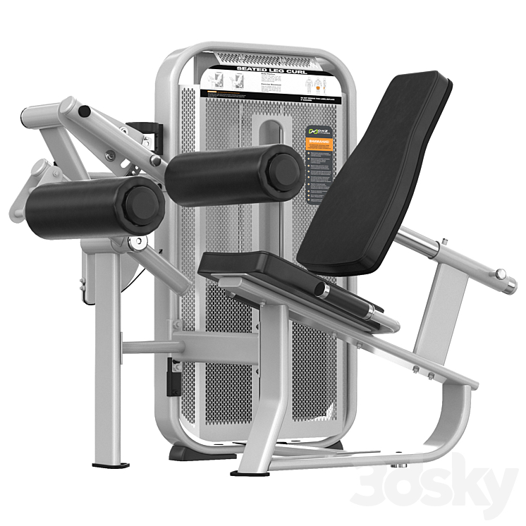 Exercise machine DHZ Fitness E7023 SEATED LEG CURL - Sports - 3D model