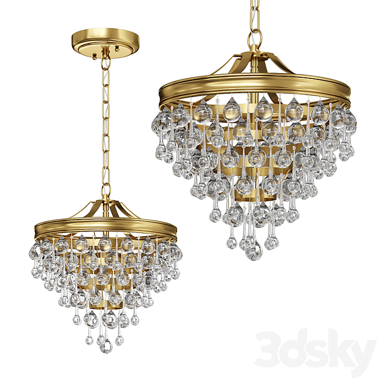 Calypso 12 - Pendant light - 3D model