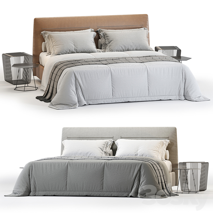 Poliform JACQUELINE - Bed - 3D model