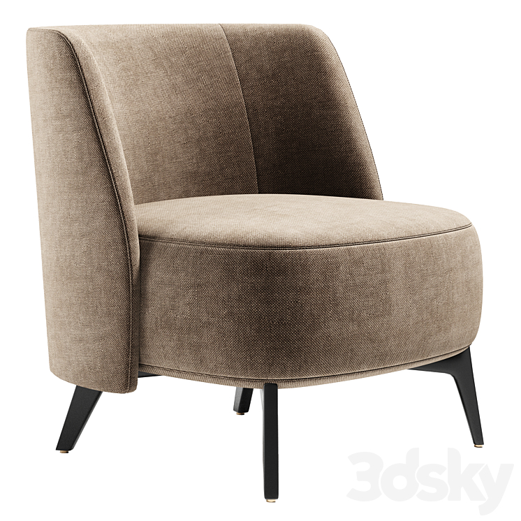 Sunday Armchair By Poliform - Arm chair - 3D model