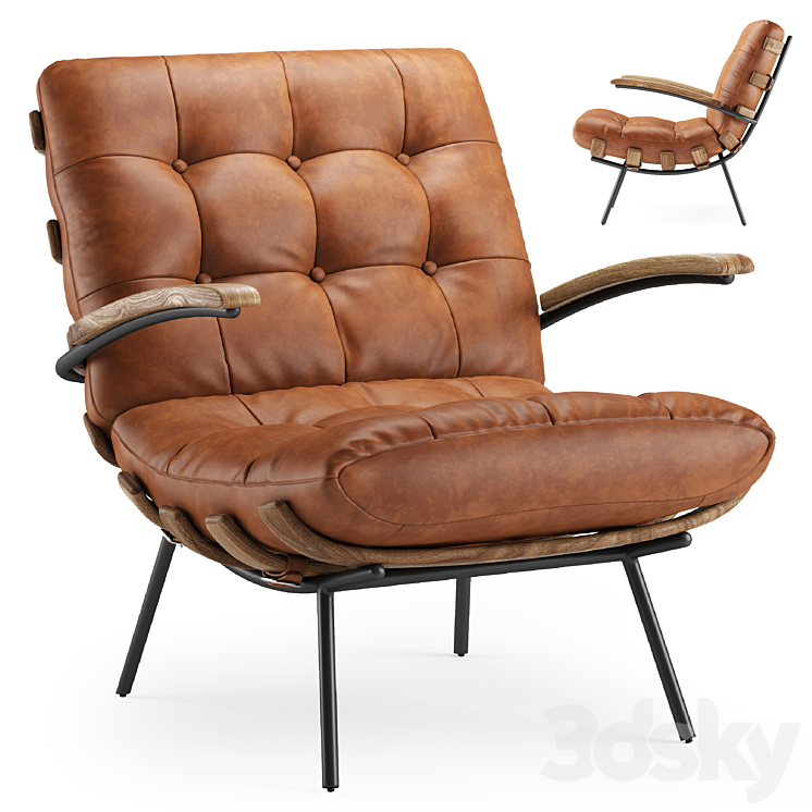 Eleonora armchair Bastiaan - Arm chair - 3D model