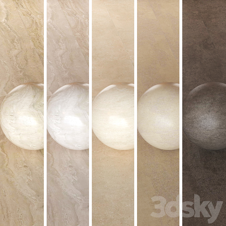 6 in 1 Florim Stone Porcelain Countertop Textures Vol 2 - High-Quality ...