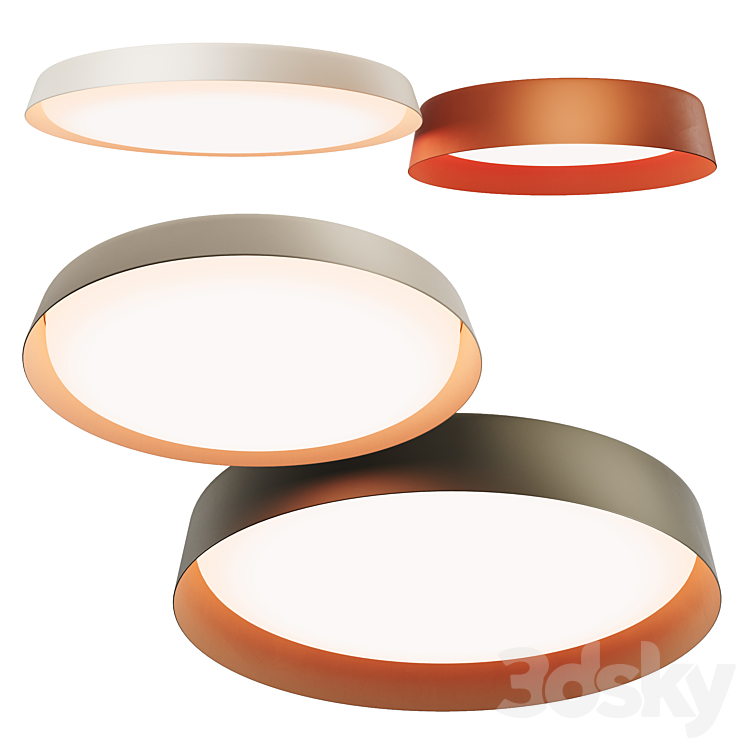 Vibia Bigger Ceiling Lamp by La Invisible - Ceiling lamp - 3D model