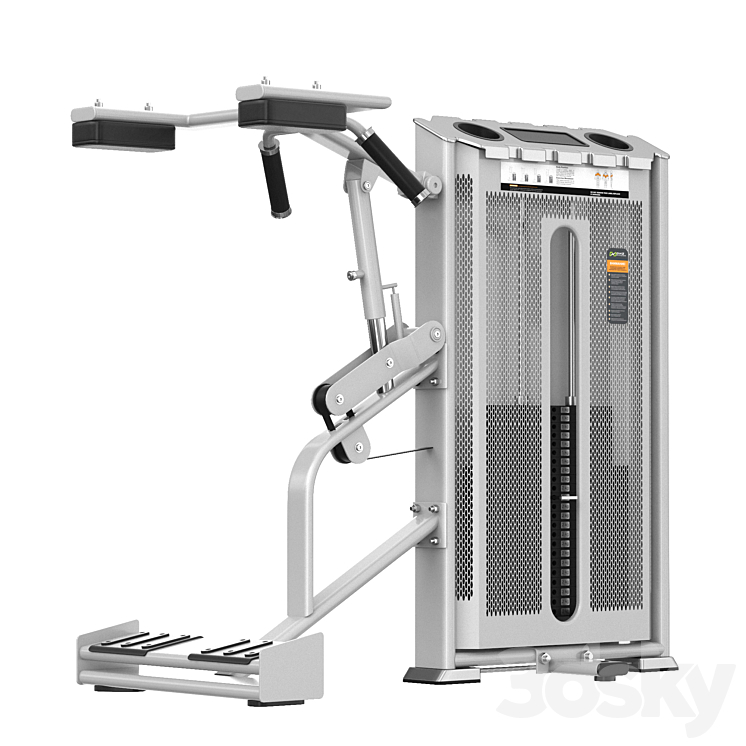 E7010A Standing Calf DHZ fitness equipment - Sports - 3D model