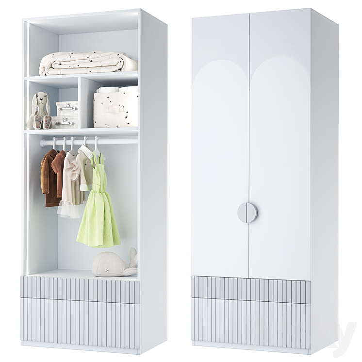 Wardrobe Rolo Bangma-2 - Wardrobe - 3D model