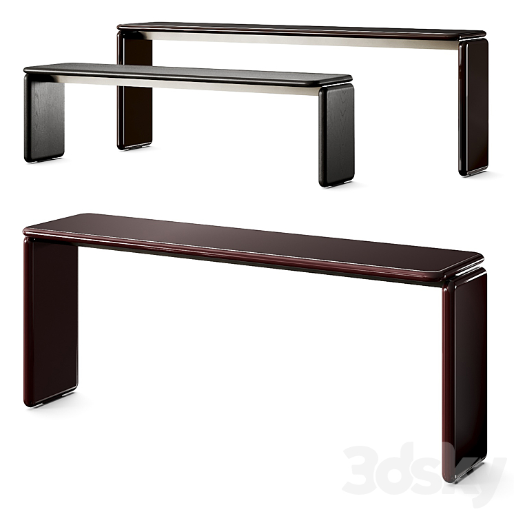 Minotti Drake Console Tables - Console - 3D model