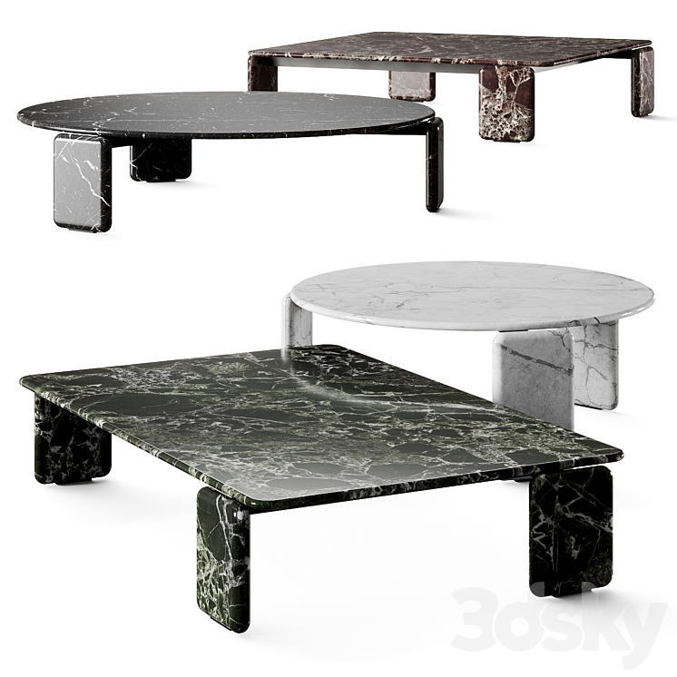 Minotti Drake Coffee Tables - Table - 3D model
