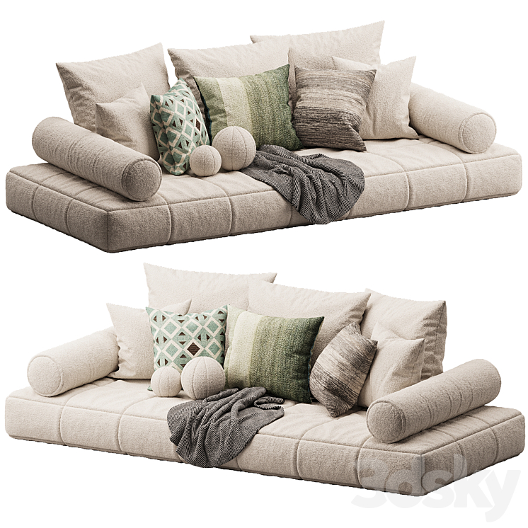 Pillow set 8 - Pillows - 3D model