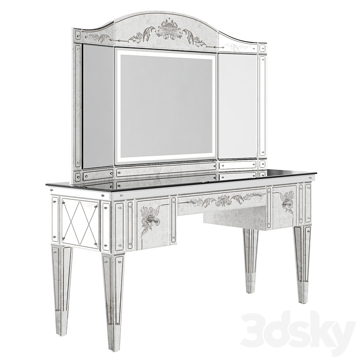 Venetian Art Avogaria - Dressing table - 3D model