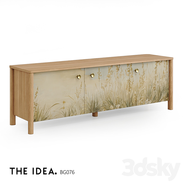 OM THE-IDEA TV stand BERGEN 076 - Sideboard & Chest of drawer - 3D model