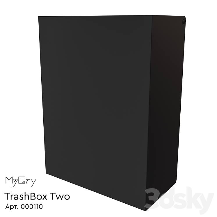 MyOry TrashBox Two Trash Bin - Miscellaneous - 3D model