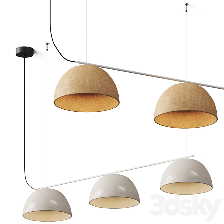Absis C3 Lineal Luxcambra Pendant Lamp - Pendant light - 3D model