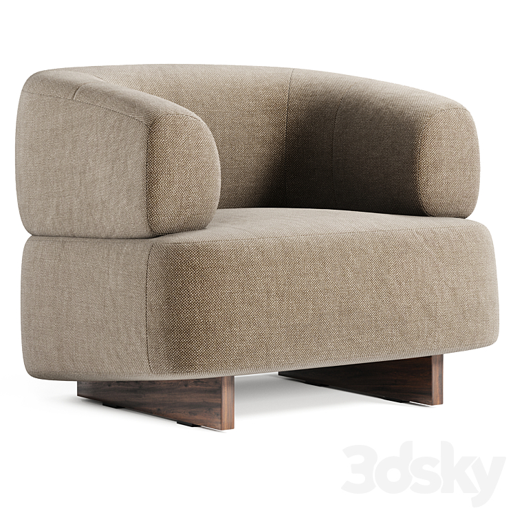 LOFT By Diemme - Arm chair - 3D model