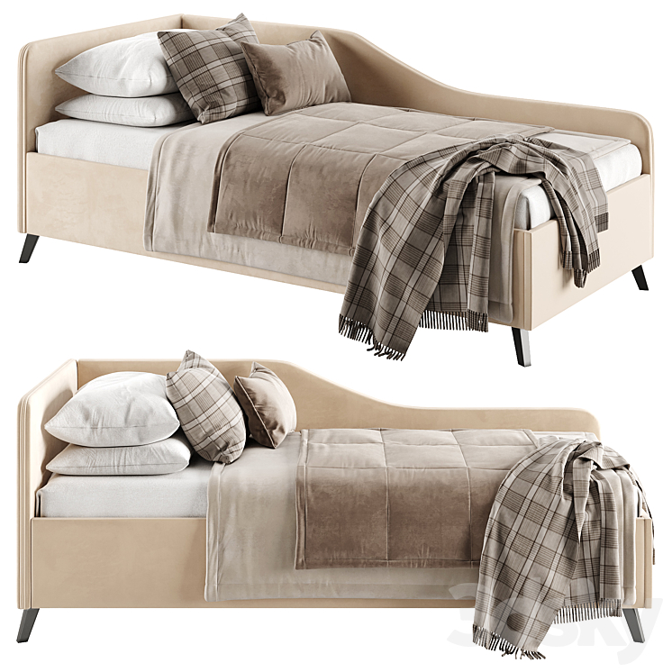 Bed Loria 90 - Bed - 3D model