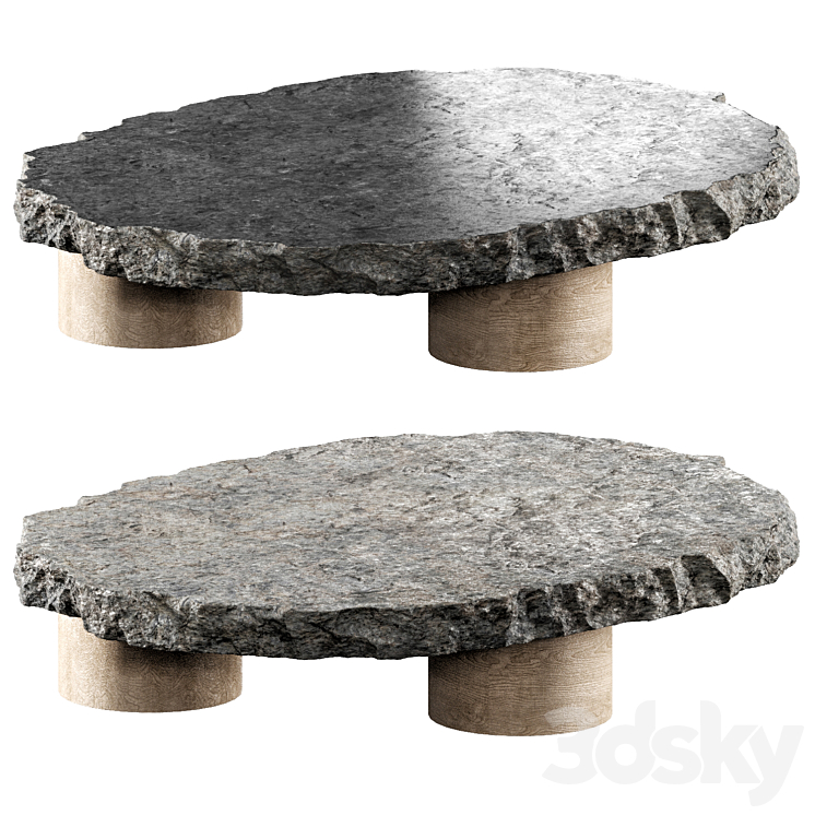 table stone 22 - Table - 3D model