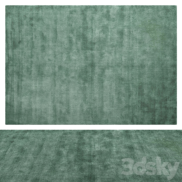 The Rug Company Fern Handloom Cashmere Blend Low Pile - Carpets - 3D model
