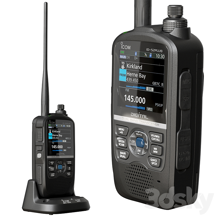 Icom Id-52 a Plus - Miscellaneous - 3D model