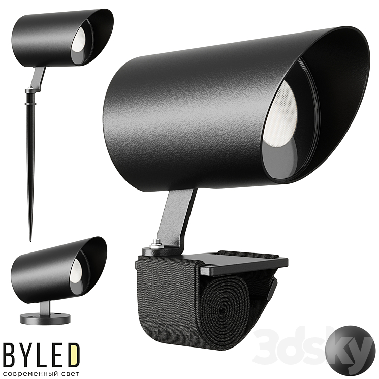 OM Byled Outdoor LED Light Ground Series - Street lighting - 3D model