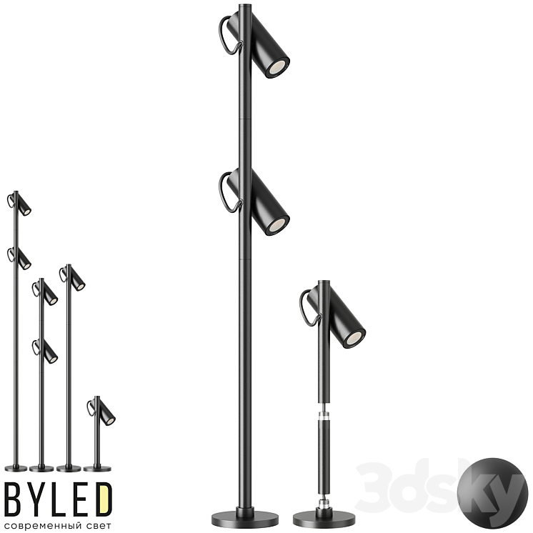 OM Byled Outdoor LED Light Ground Series - Street lighting - 3D model